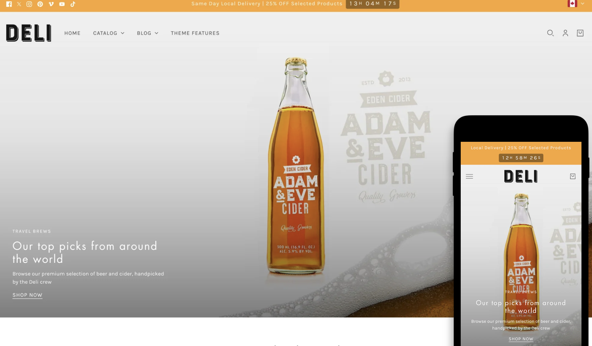 9 Best Shopify Themes for One Product Store [2025 Edition] - OmegaTheme.com